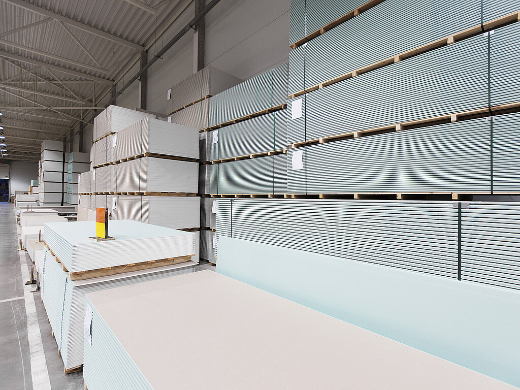 Gypsum: Production solutions for gypsum plaster | Grenzebach