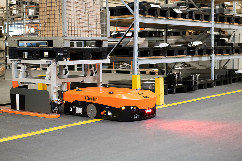 Automated Goods Transport with AGVs